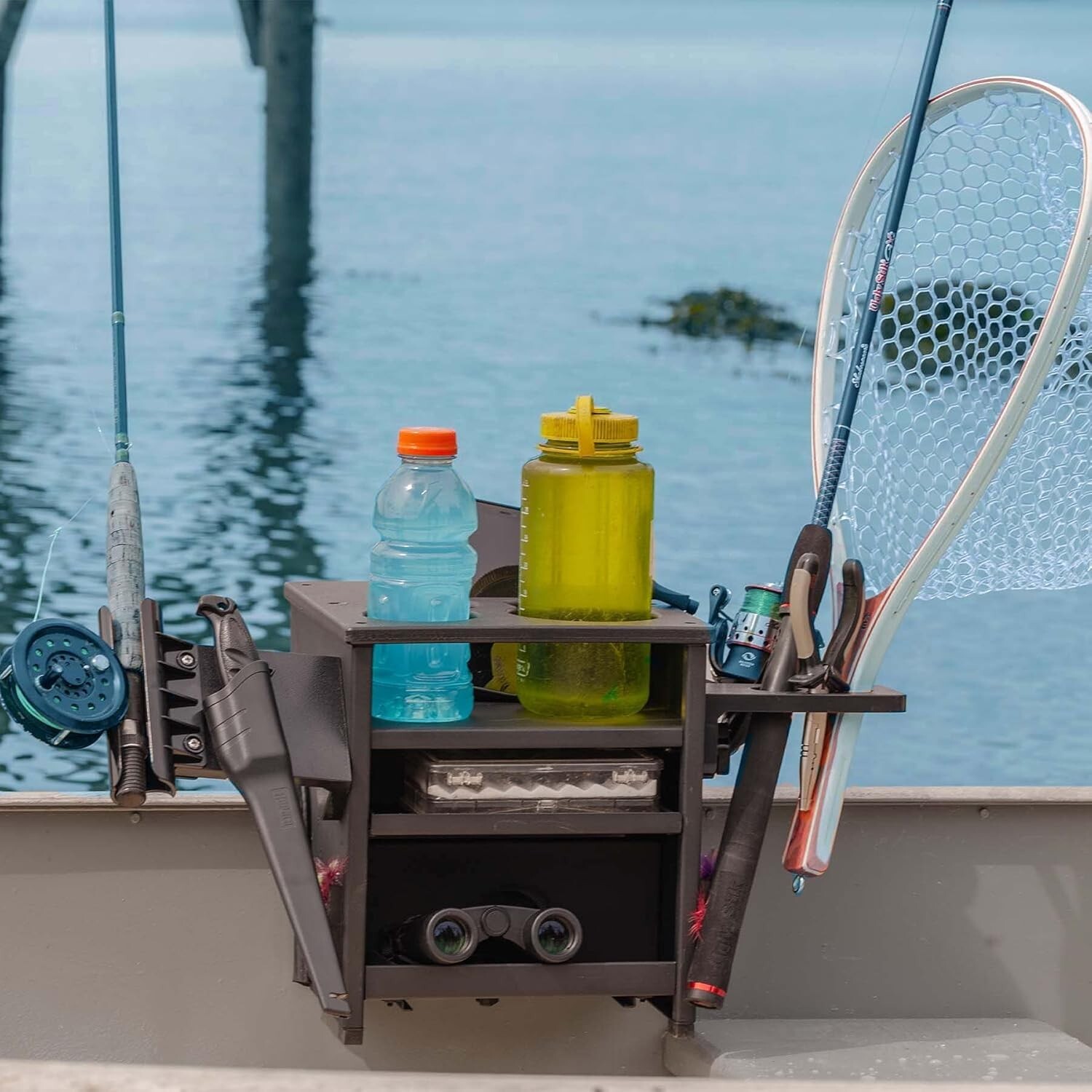 Jon Boat Rod Holder and Storage Organizer - John Boat Accessories for ...