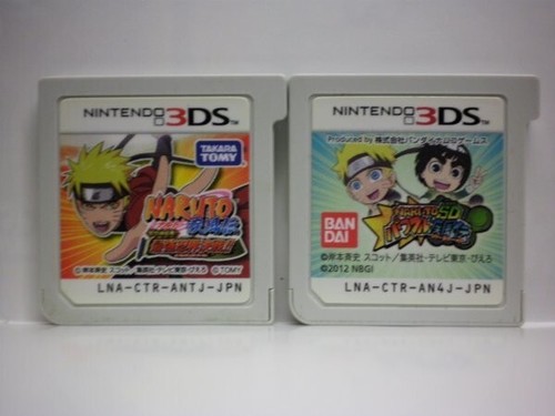 Naruto Shippuden & Naruto SD Powerful shippuden 2Games set Nintendo 3DS ...