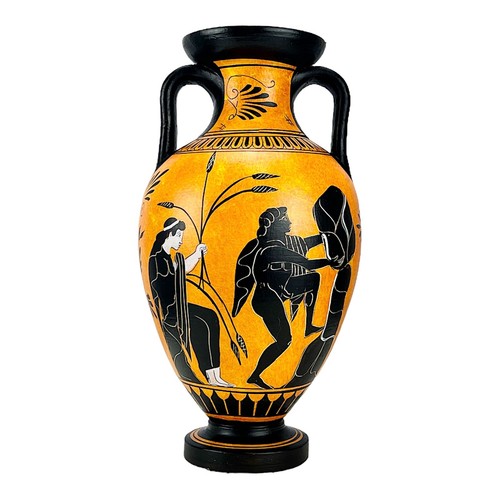 Amphora Myth of Sisyphus Persephone and God Hermes Vase Ancient Greek ...