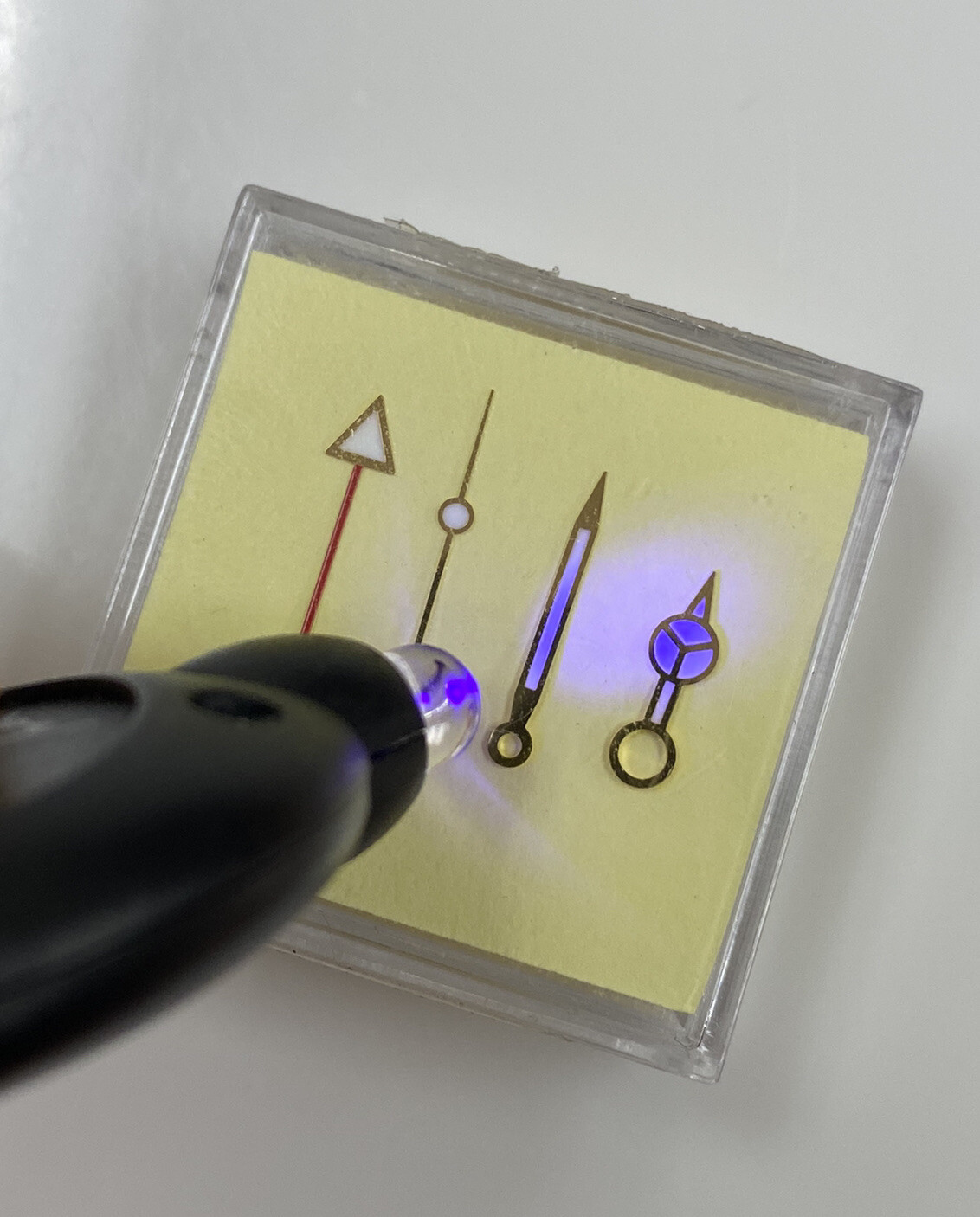 Swiss Made Gold Color Hands w/ Red Arrow for Rolex GMT Master II Cal ...