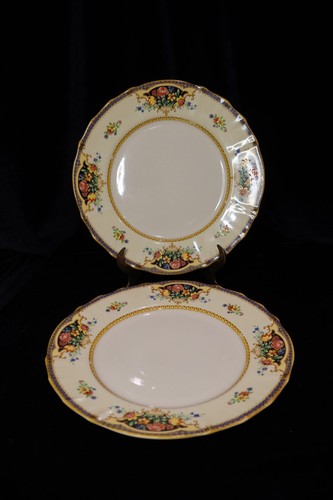 Swinnertons Kew Gardens Hampton Ivory England Raised Floral 2 Dinner ...