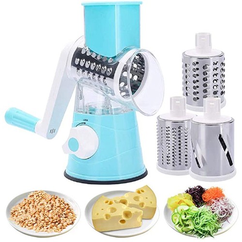 Kitchen Roller Vegetable Slicer Vertical Vegetable Cutter Rotary Grater ...
