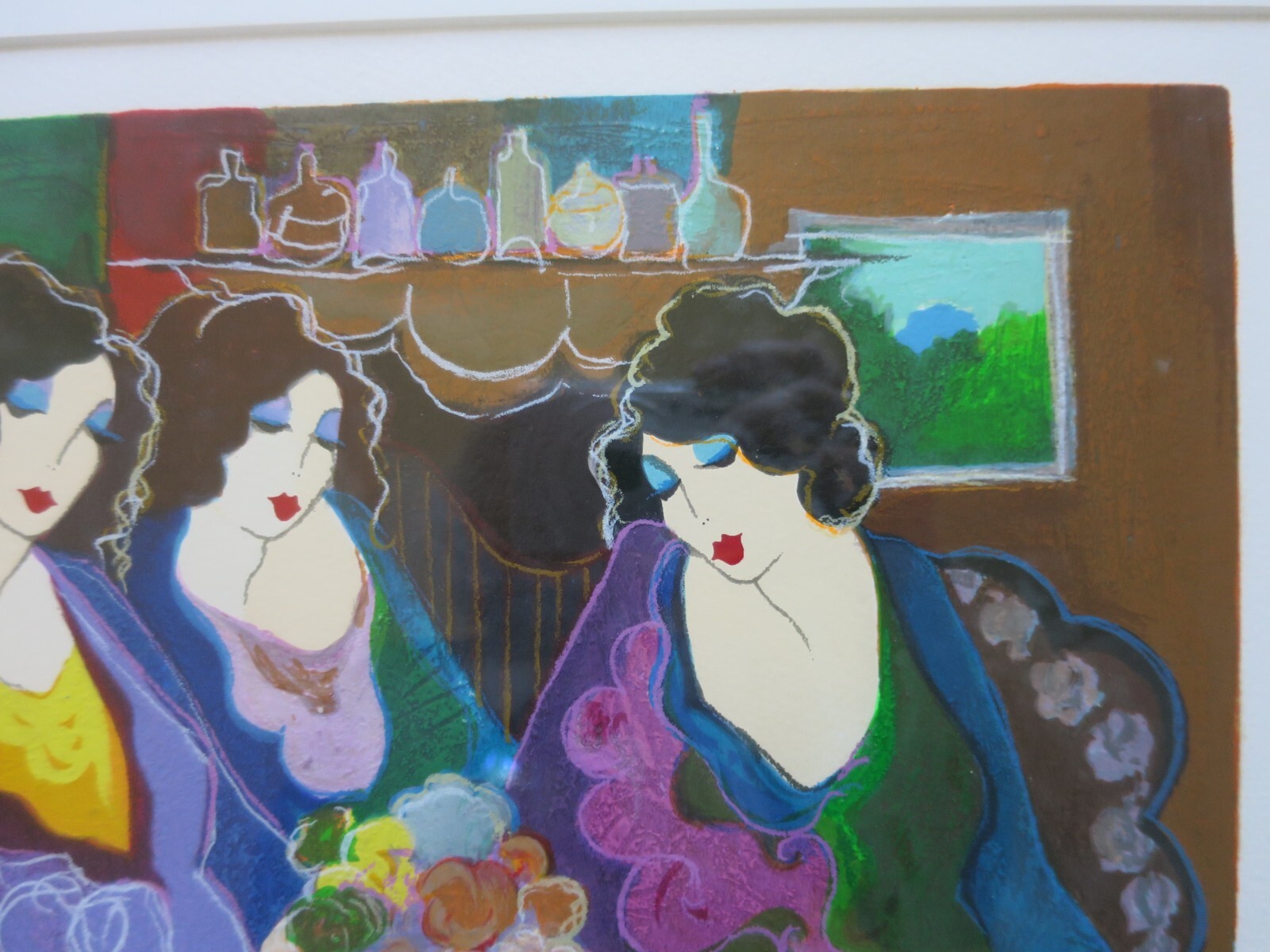 Itzchak Tarkay Signed Serigraph Three Ladies After The Party Limited Ed ...