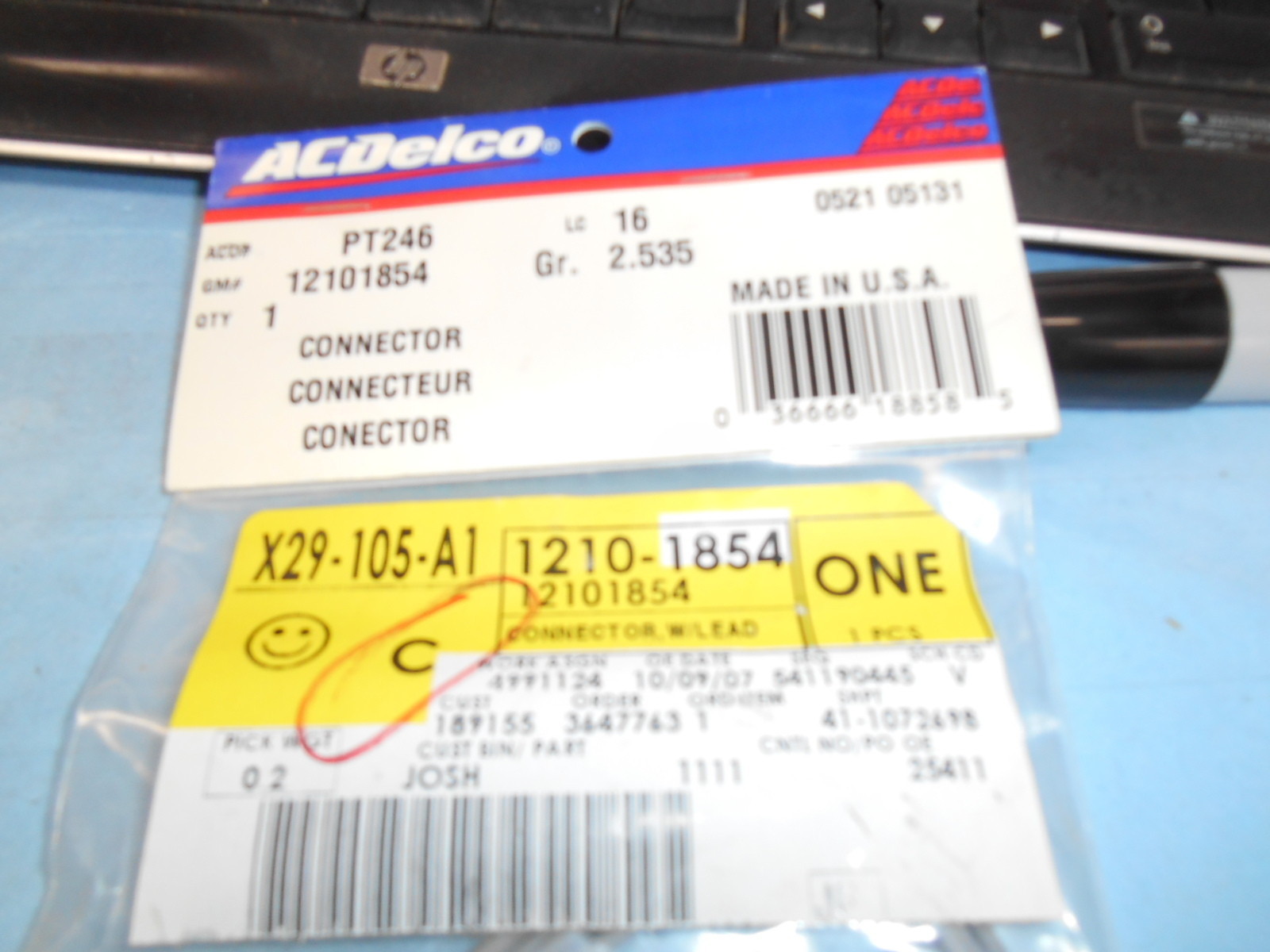 GM OEM Rear Tail Light Lamp Assembly Connector Buick Chevrolet Cadillac ...