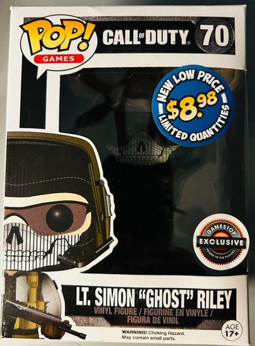 Funko Pop! Vinyl: Call of Duty - Lt. Simon "Ghost" Riley #70 | eBay
