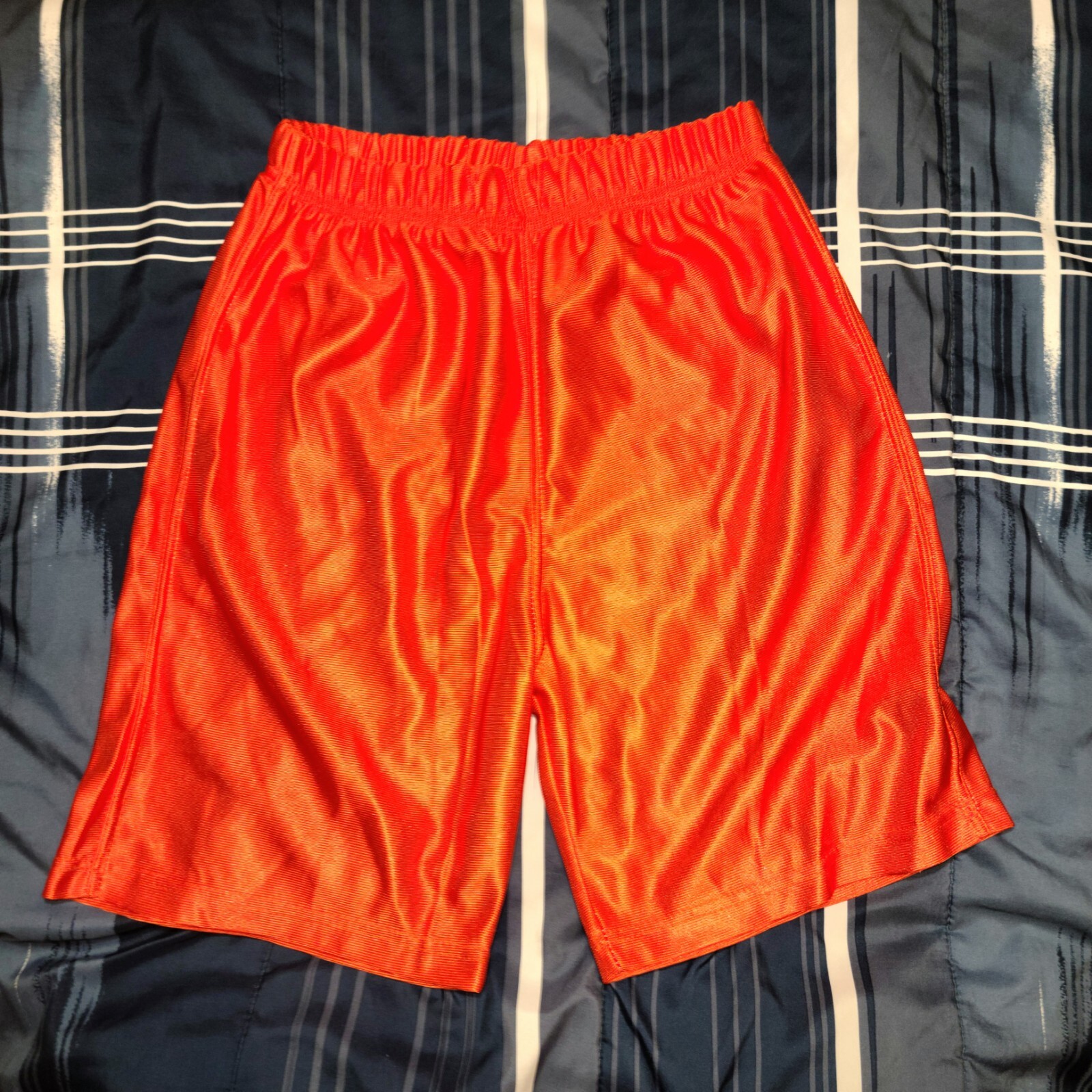 Silky Dazzle Orange Basketball Shorts - Gem