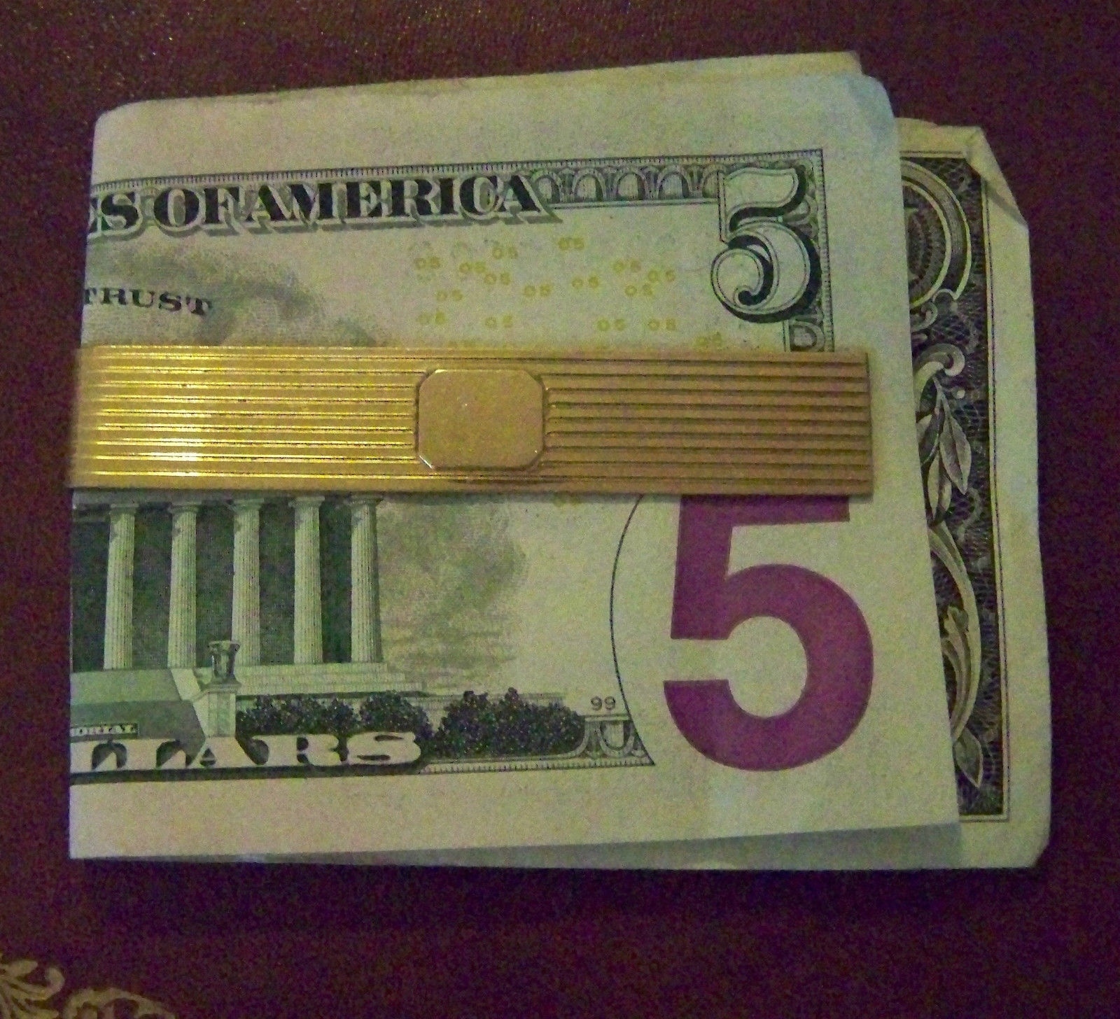 MID-CENTURY MODERN COOL ESTATE 12K GF - MONEY or LARGE TIE CLIP - NO ...