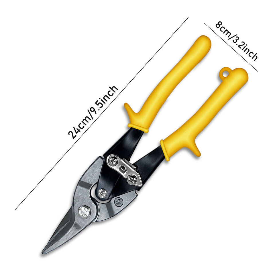 Aviation Tin Snips Straight Cut Cutters Sheet Metal Shears Heavy Duty ...