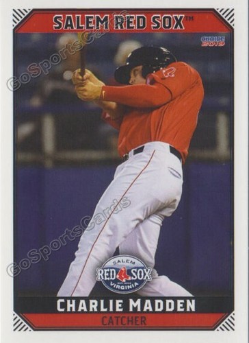 2019 Salem Red Sox Charlie Madden RC Rookie Boston | eBay