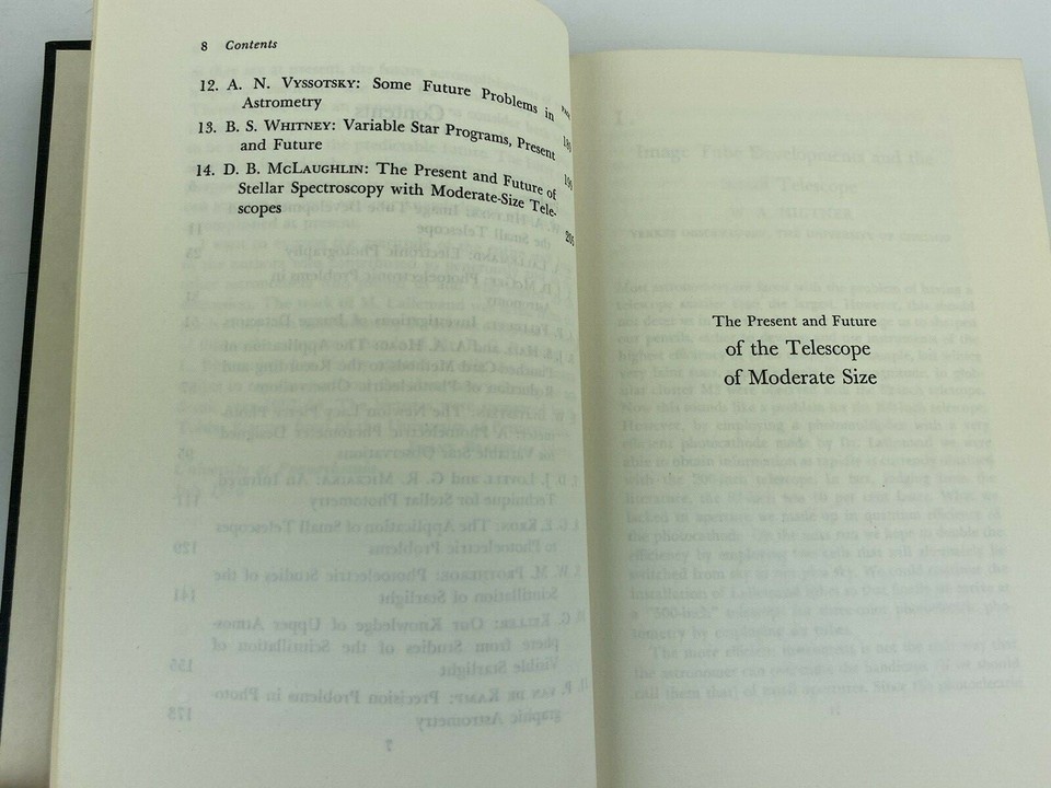 The Present and Future of the Telescope of Moderate Size 1958 Frank ...