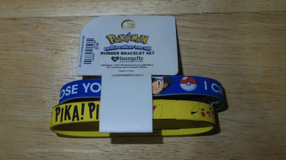 Pokemon Rubber Bracelet