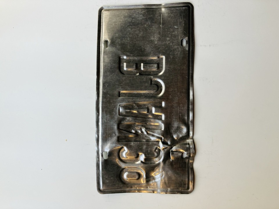 New Mexico USA Chile License Plate Auth. Souvenir Man Bar Restaurant ...