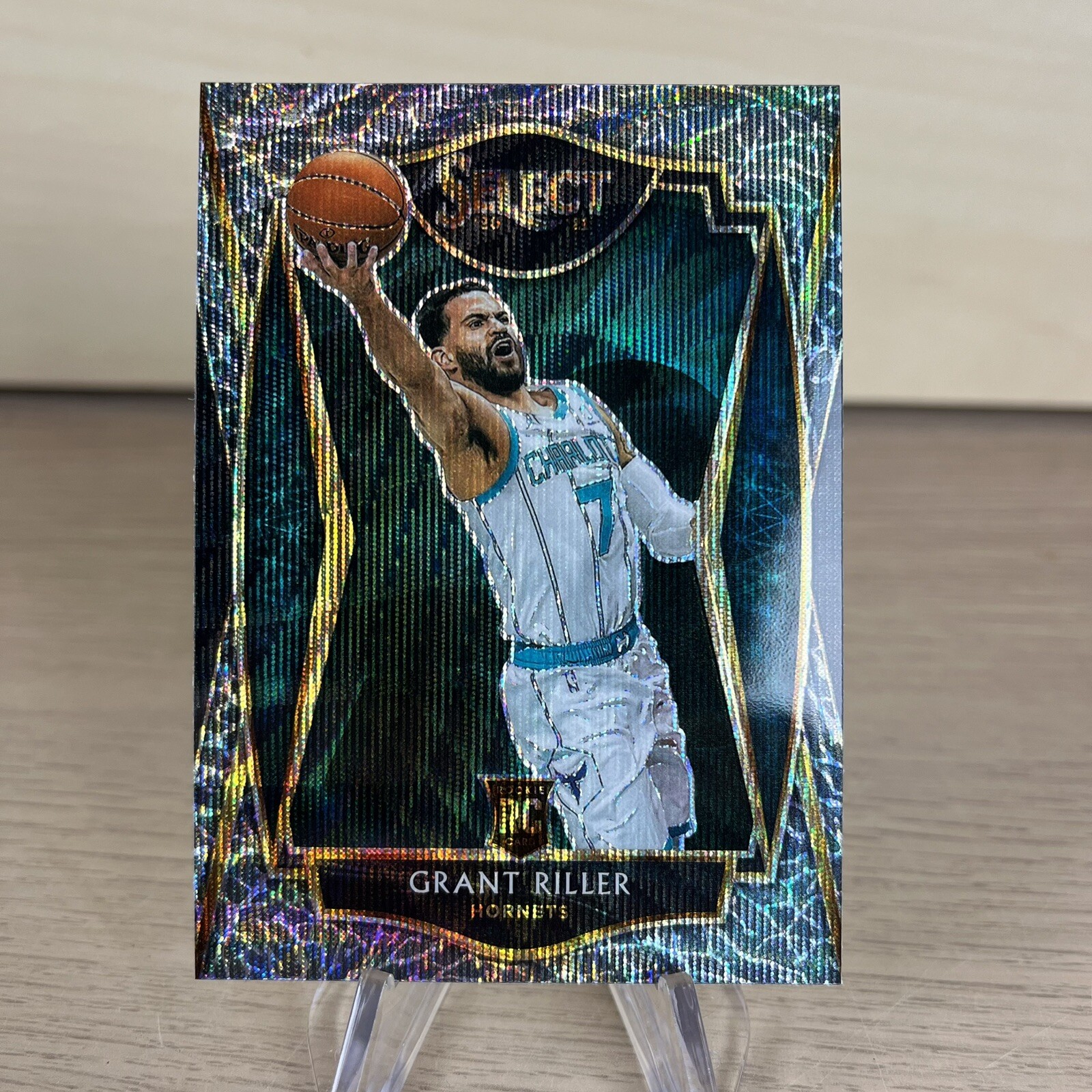 2020-21 Panini Select - Premier Level Grant Riller #166 Elephant Prizm ...