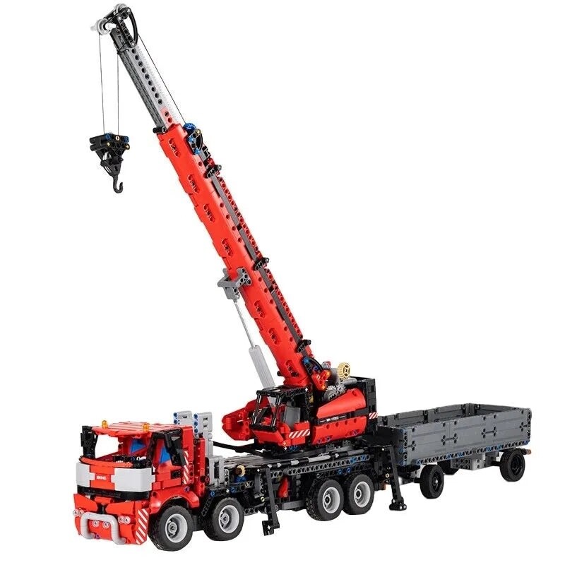 Mould King 17003 8 Wheel Mobile Crane Piling Platform RC 2828pc ...