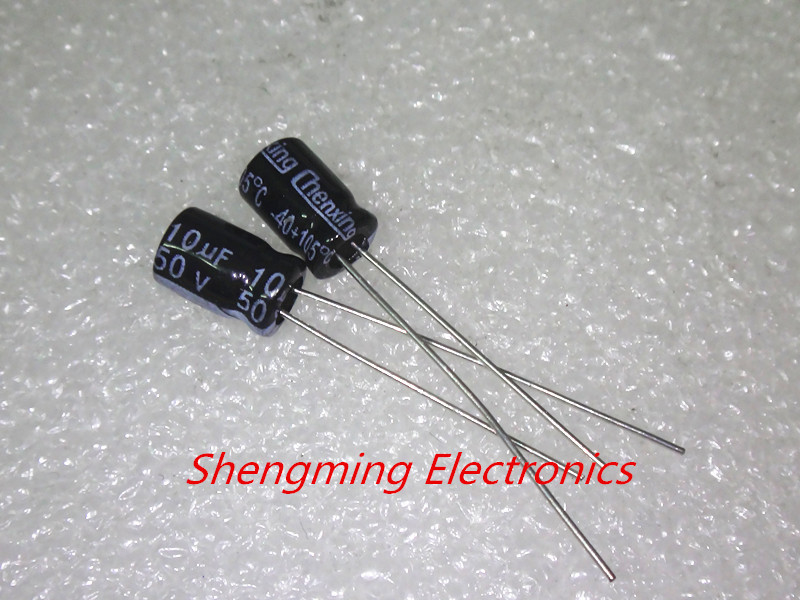 100pcs 10uF 50V 105c Electrolytic Capacitor 50V 10UF 5x7mm | eBay