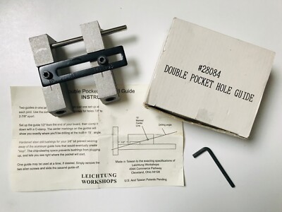 Double Pocket Hole Guide #28084 - Leichtung Workshops | eBay