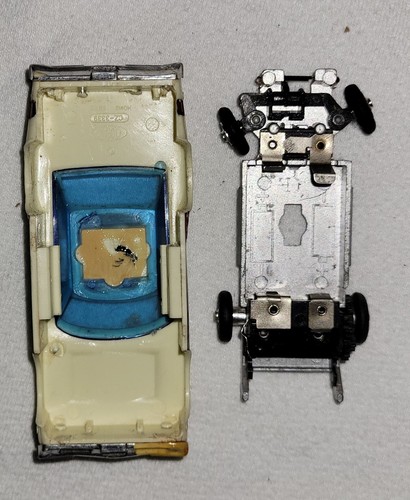 Vintage Ideal Mini-Motorific 70 Plymouth GTX Slot Car Body And Chassis ...