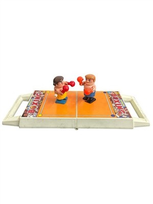 TOMY Bumbling Boxing 1980's Toy Vintage Play Set 2 Wind Up Boxers ...