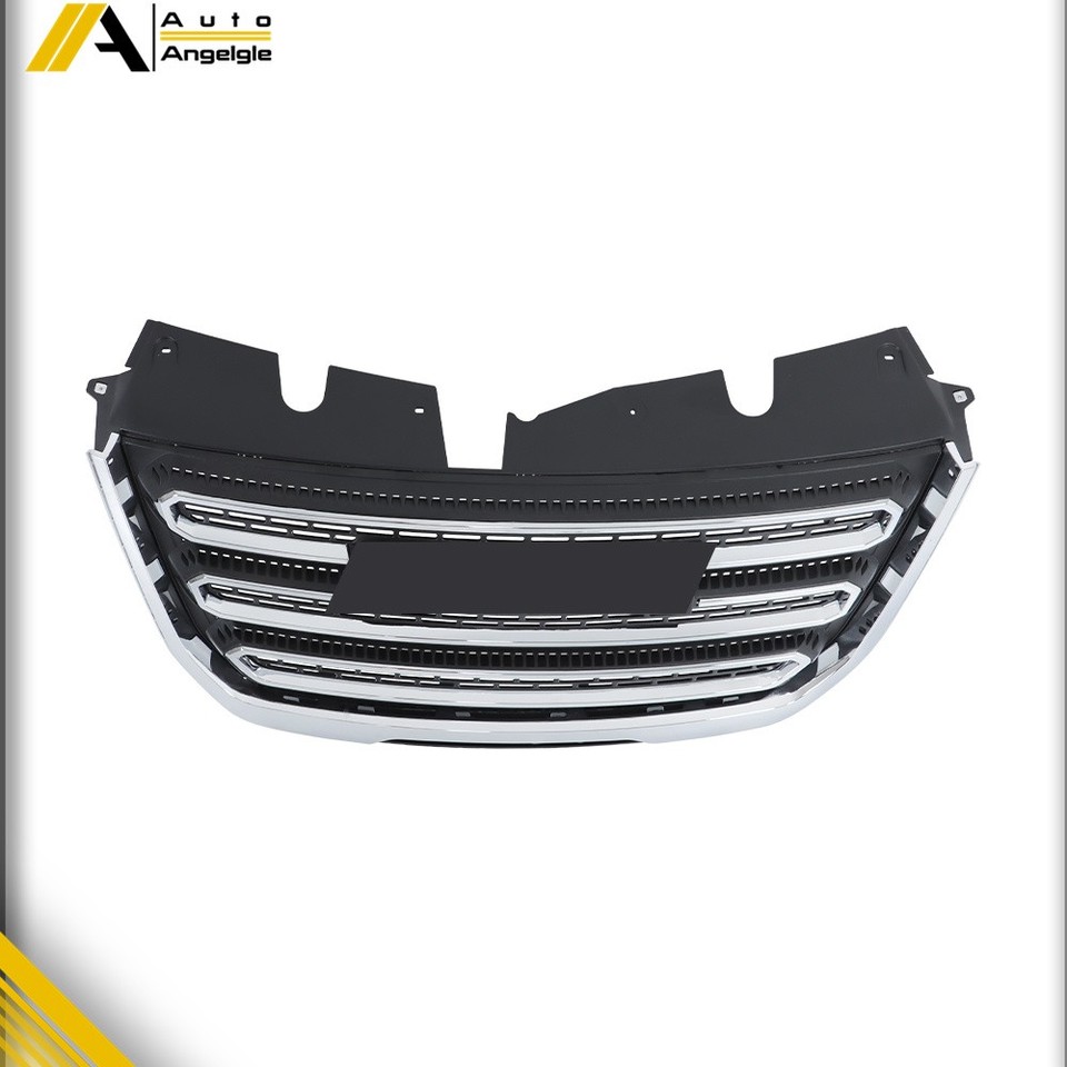 Front Upper Grille Chrome & Black For GMC Terrain SLT 2016-2017 Plastic ...