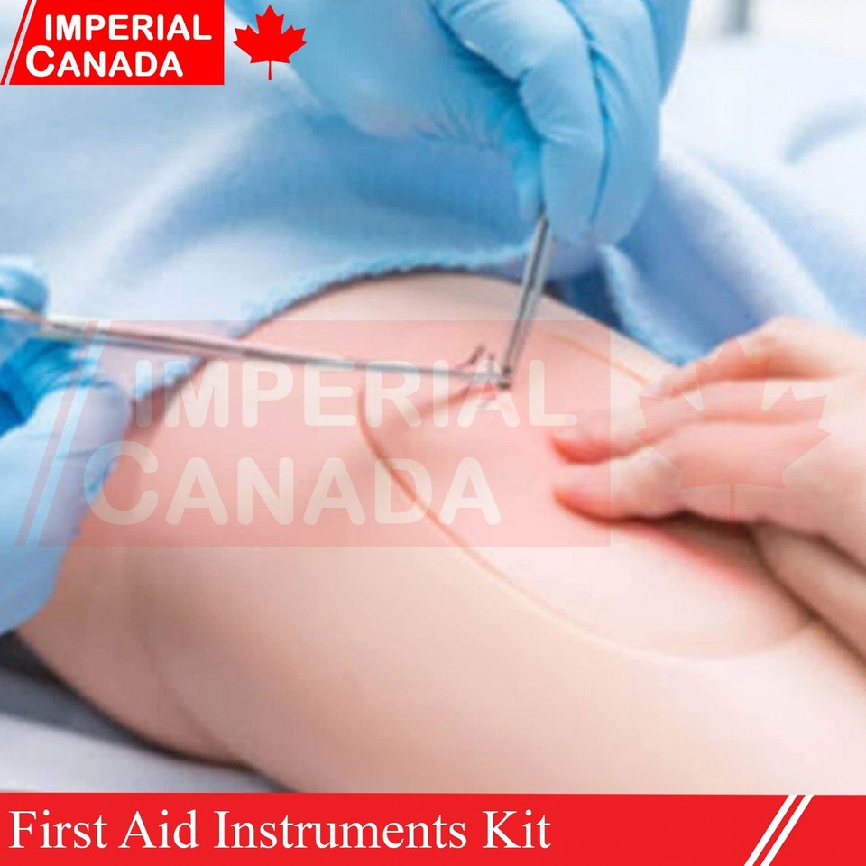 Minor Surgery Suture First Aid Kit Medical VET Trauma Survival Pack 17 ...