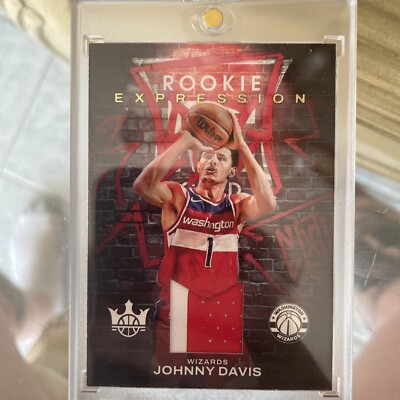 2022 Court Kings Johnny Davis /25 Rookie Expressions Washington Wizards ...