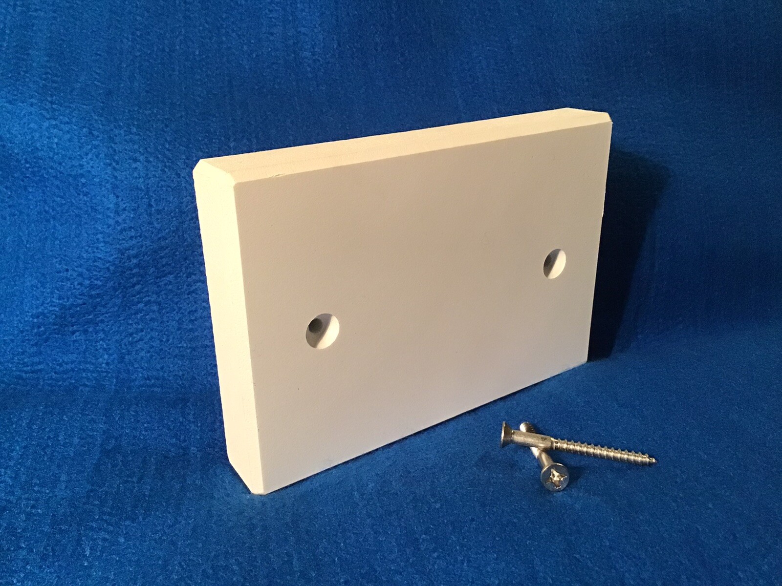 1”-THICK Transom Transducer Boat Mounting Board Plate 6.5” PVC ...