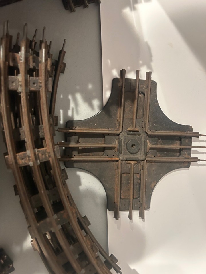 Vintage Lionel 027 Gauge Train Tracks lot 66 Straight Curved Rusty ...