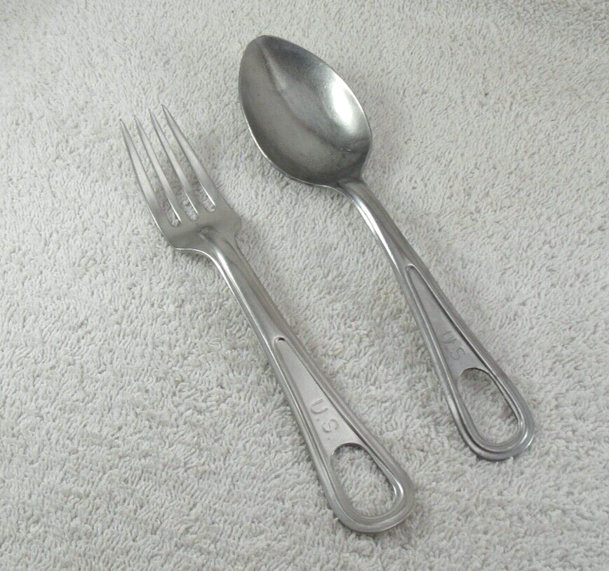 Mess Kit Spoons & Fork Flatware Utensils Set Lot | eBay