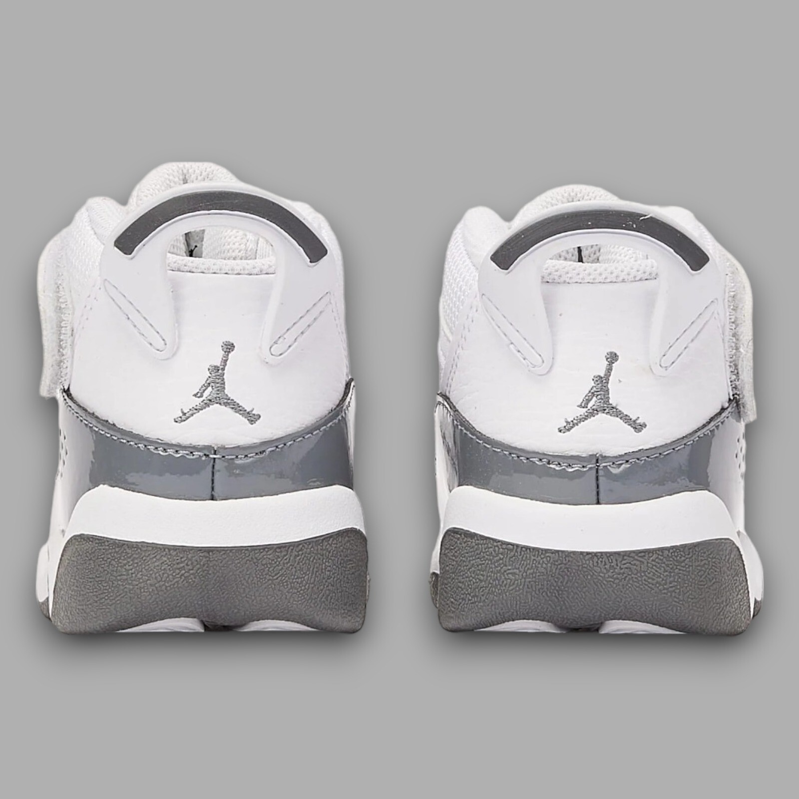 Nike Jordan 6 Rings Shoes Sneakers 323420-121 Grey-White Toddler Size ...