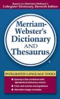 Merriam-Webster's Dictionary and Thesaurus by Merriam-Webster: New 9780877798514| eBay