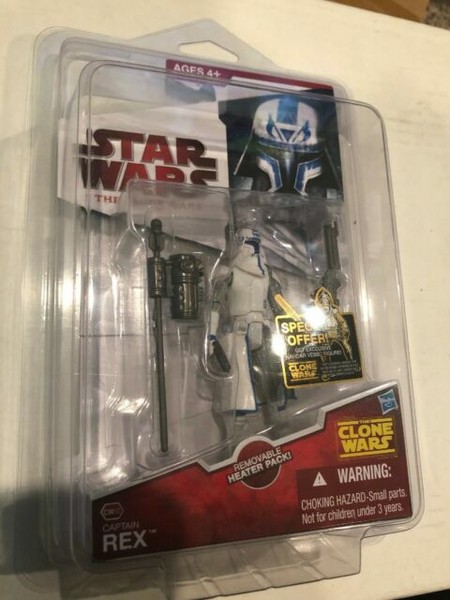 Hasbro Star Wars 3.75 Inch Clone Captain Rex Snow Suit Figure Cw50 for ...