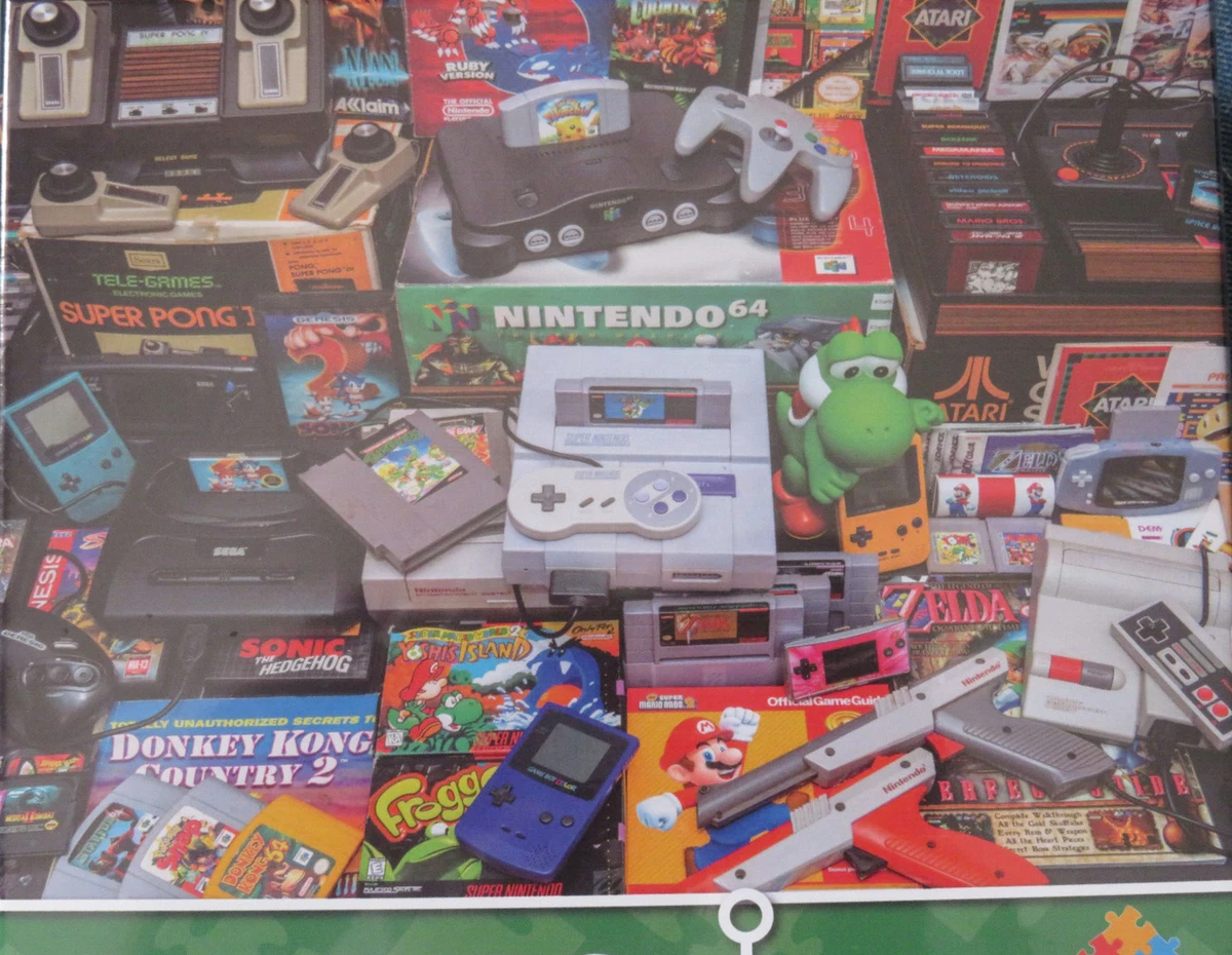 Classic Video Game Collage