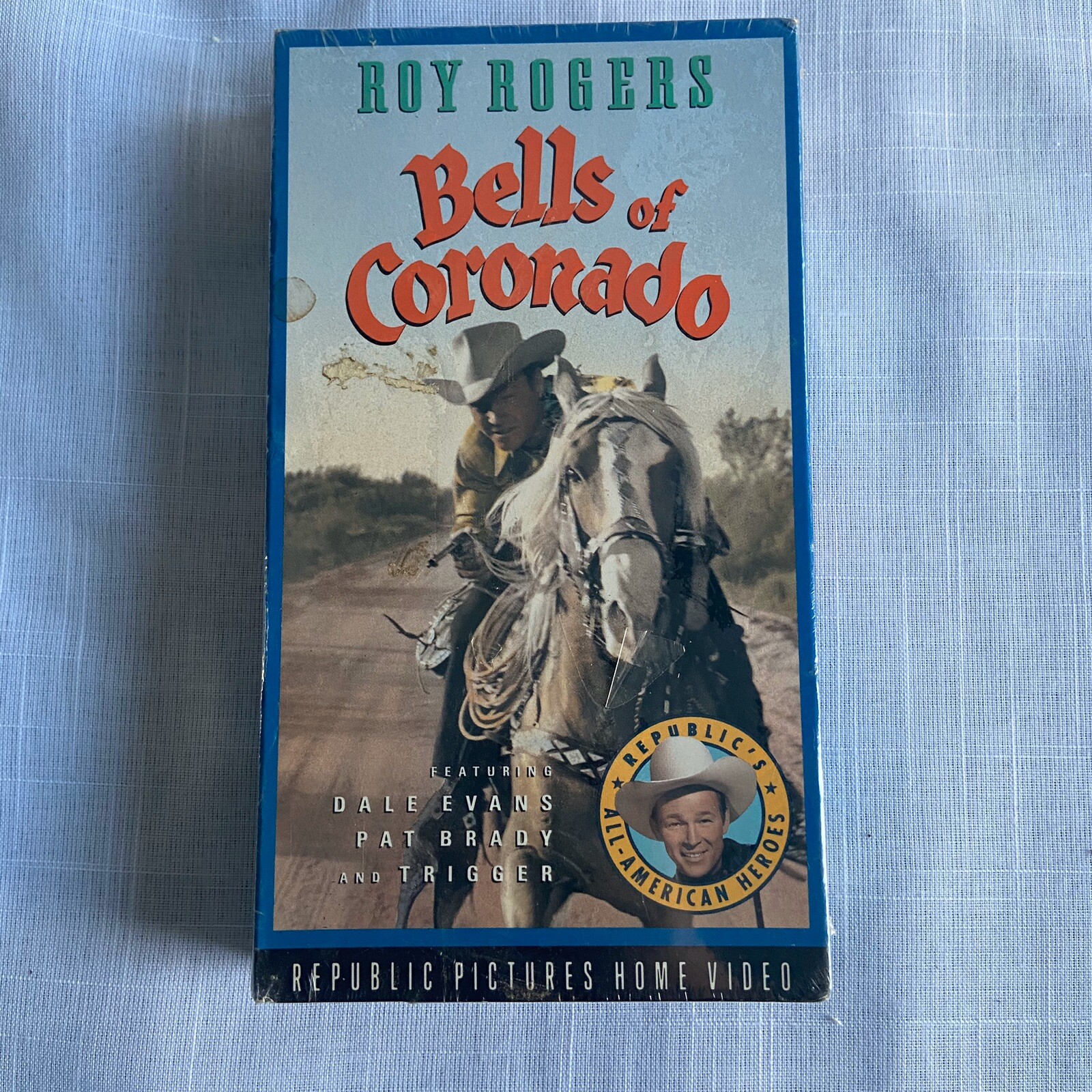 Vintage VHS 1991 1950 Bells of Coronado Roy Rogers Dale Evans Pat Brady ...