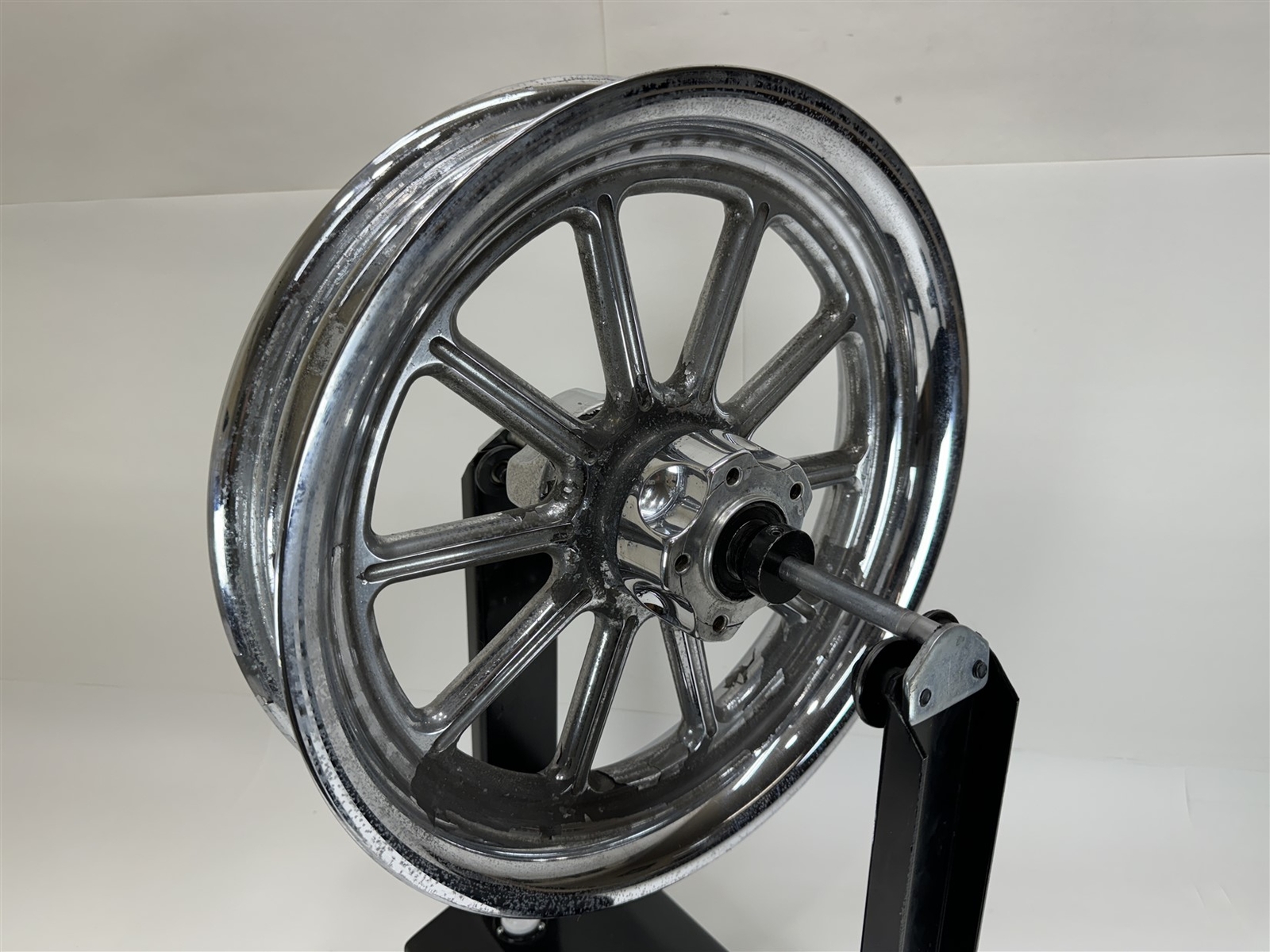 Harley-Davidson Revolver 10 Spoke Chrome Front Wheel 16x3 | eBay