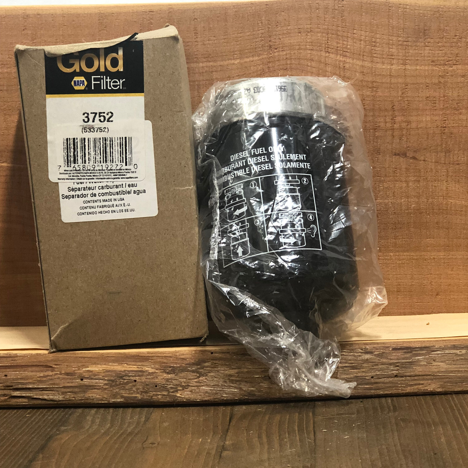 NAPA 3752 - Fuel filter cross reference