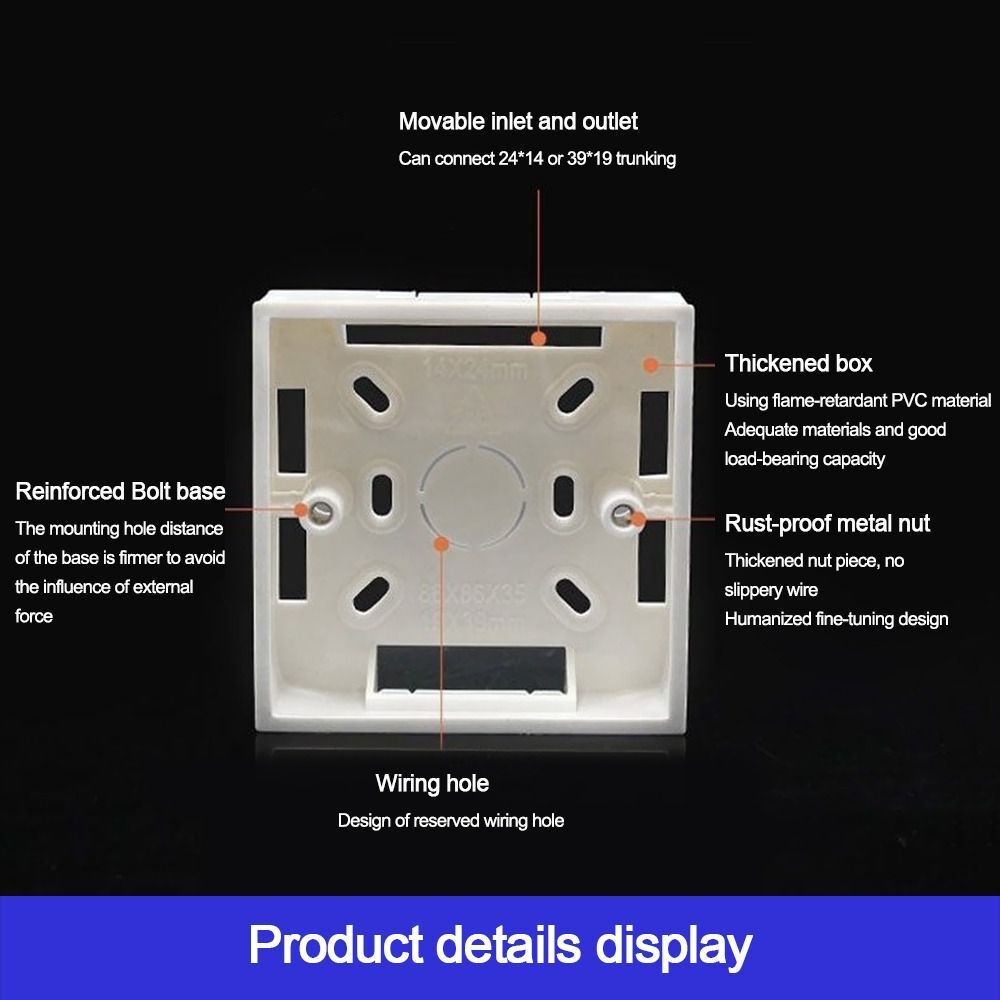 Standard 86 Type Switch Socket Box Switch And Socket Apply | eBay