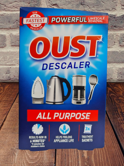 OUST DESCALER Sachets All Purpose Kettles Steam Iron Limescale Remover ...