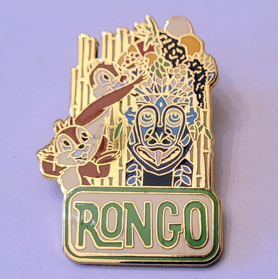 Disney DLR Pin Enchanted Tiki Room 50th Anniversary Chip 'n Dale ...