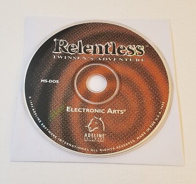 Relentless: Twinsen's Adventure PC CD-Rom 1994 Vintage MS-DOS Adventure ...