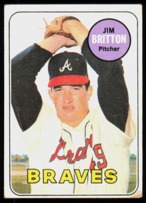 1969 Topps Base Set Jim Britton Atlanta Braves #154 | eBay