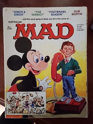 MAD MAGAZINE Australian Issue #239 The Verdict Great Condition | eBay ...