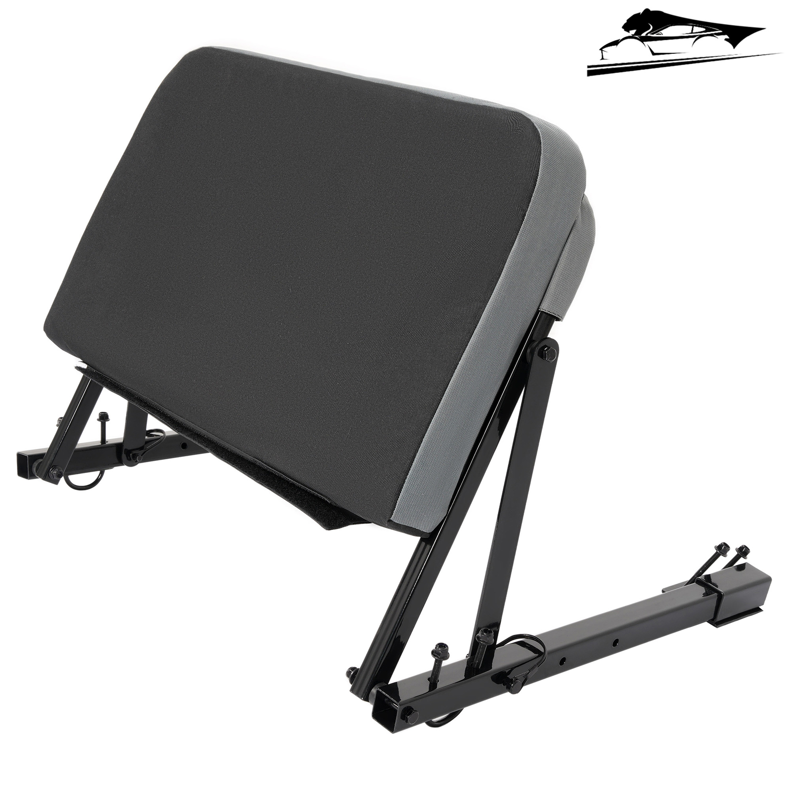 Universal Heavy Duty Rear Seat Backrest Driver Riding Support Cushion ...