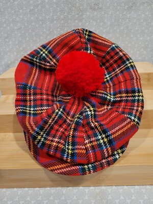 Vintage Hats of Ireland Castlebar Fox Hunter Plaid Tartan Hand Tailored ...