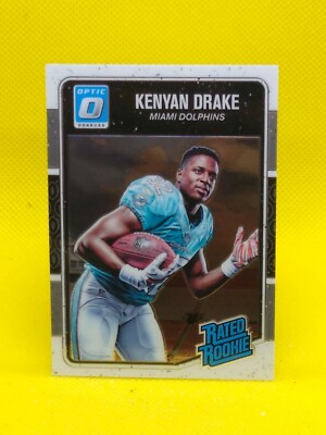 Kenyan Drake 2016 Donruss Optic ROOKIE #181 Miami Dolphins Alabama ...