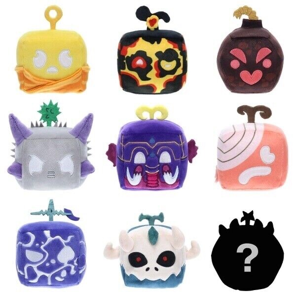 SERIES 2 Roblox Blox Fruits 4" Plush Blind Mystery Box & DLC Code 2024 ...