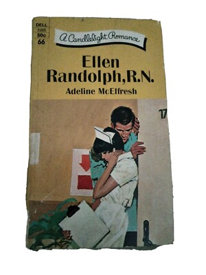Candlelight Romance Vintage Nurse Paperback ELLEN RANDOLPH RN Adeline ...