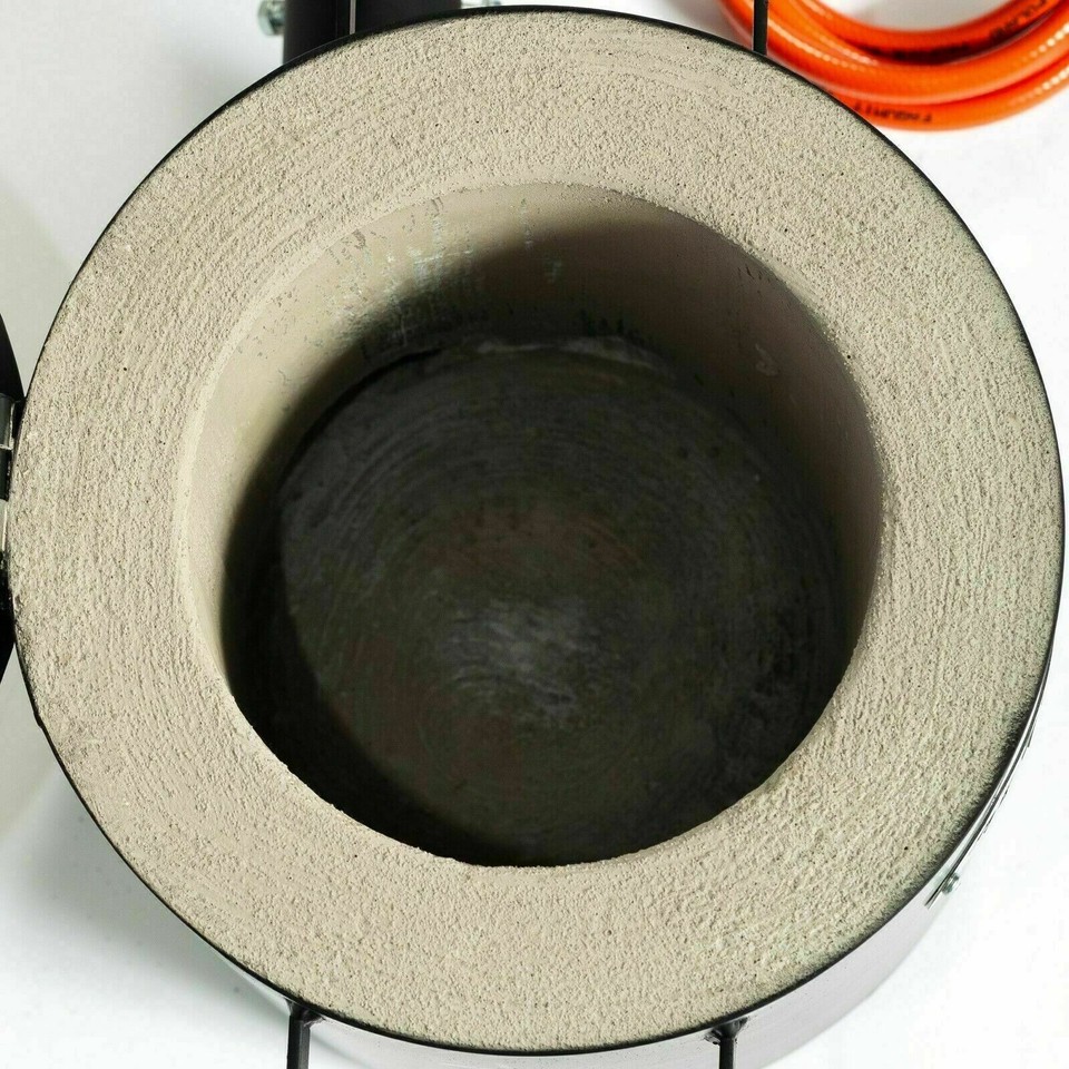 DEVIL-FORGE FB2M–10KG Gas Propane Furnace Foundry Oven Kiln Burner USA ...