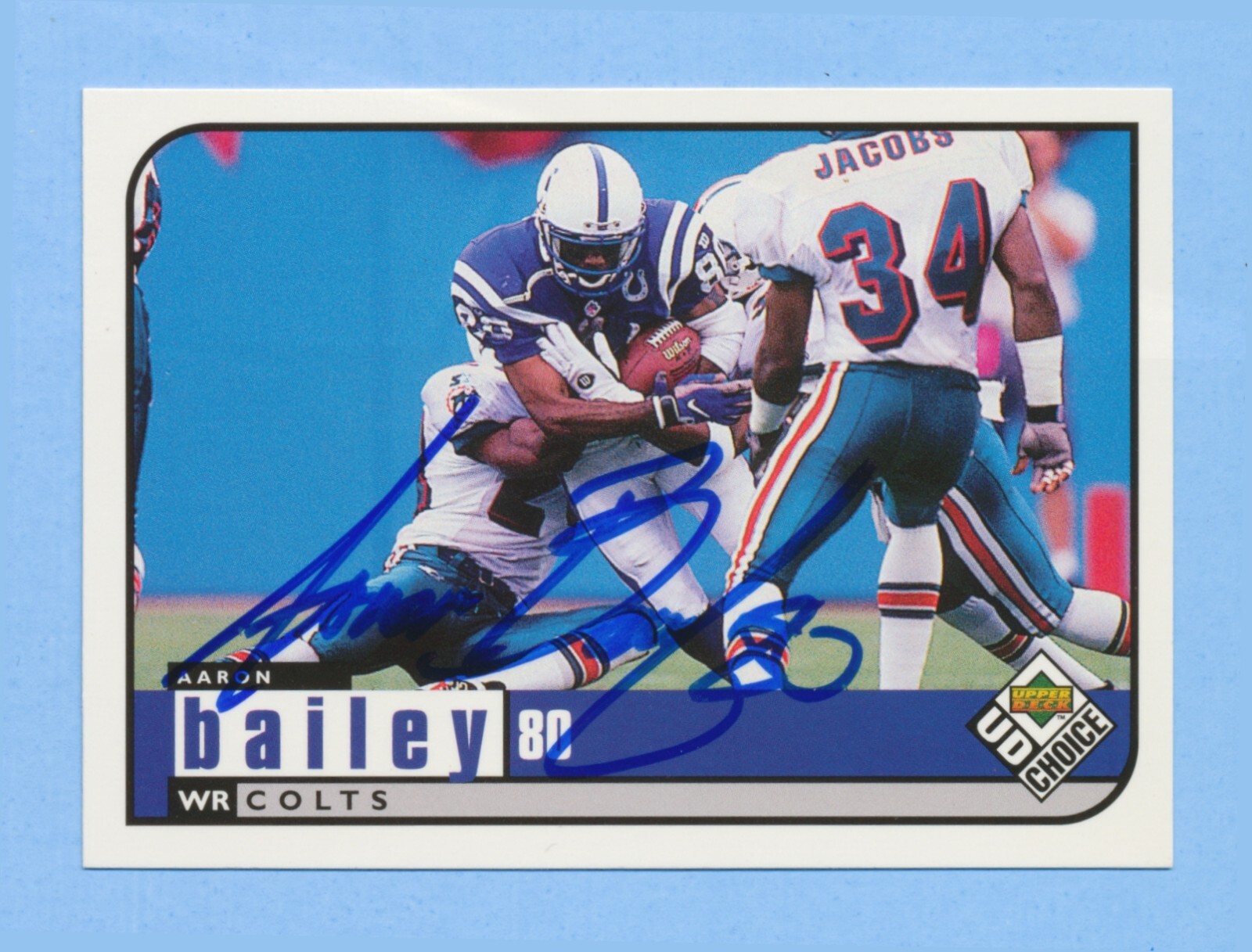 Aaron Bailey - Signed/Autographed - 1998 Upper Deck Choice Card #345 ...