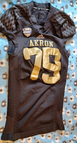 Akron Zips Military Salute Game-Worn Football Jersey | eBay