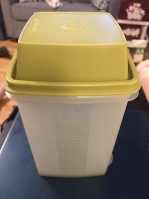 Large Vintage Tupperware Pick A Deli Pickle Olive Keeper Lifter Avocado ...